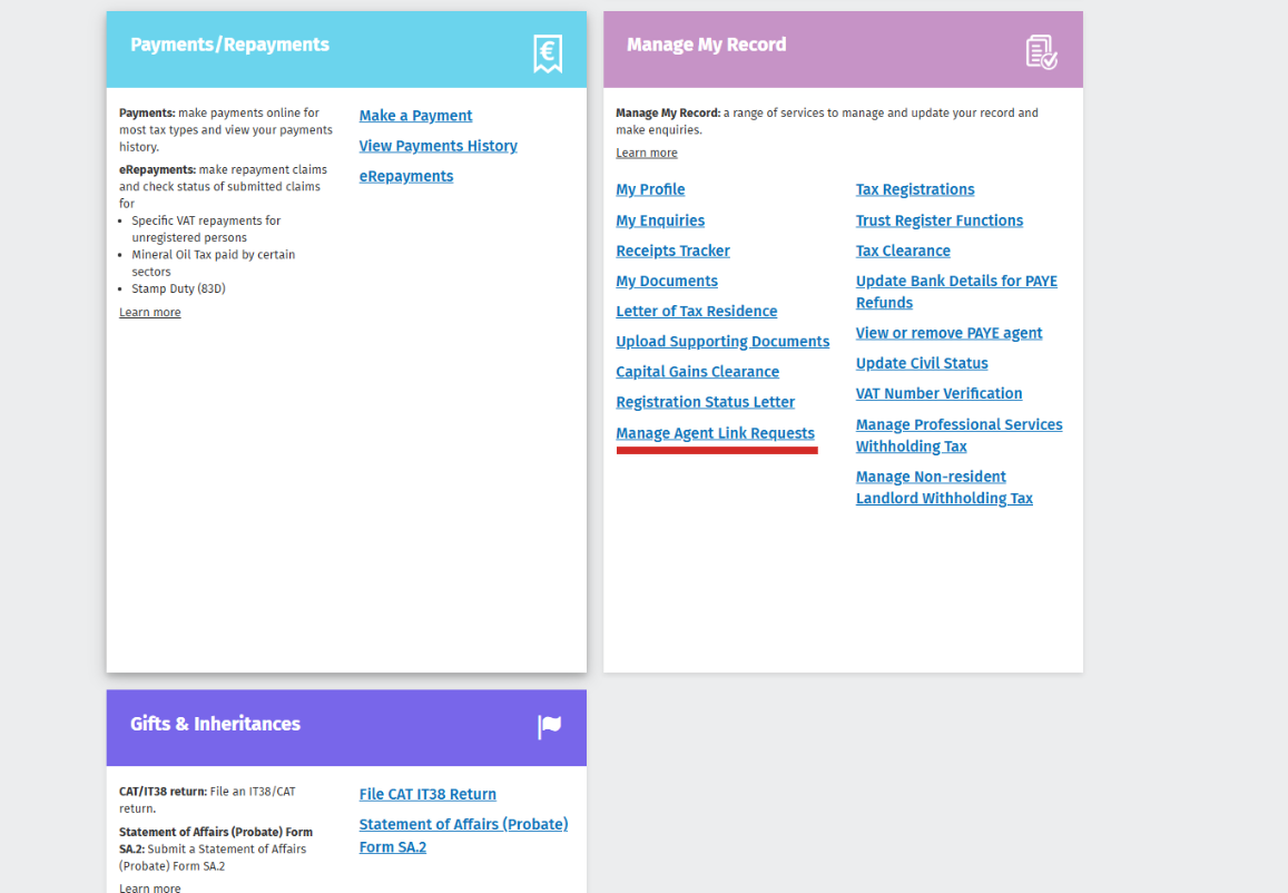 The New Registration Process - Irish Tax Rebates Tax Tips
